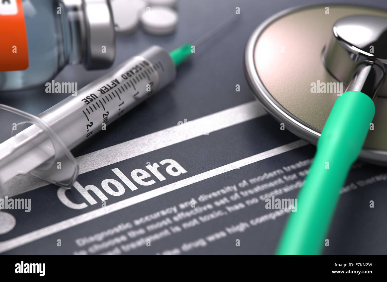 Diagnosis - Cholera. Medical Concept Stock Photo - Alamy