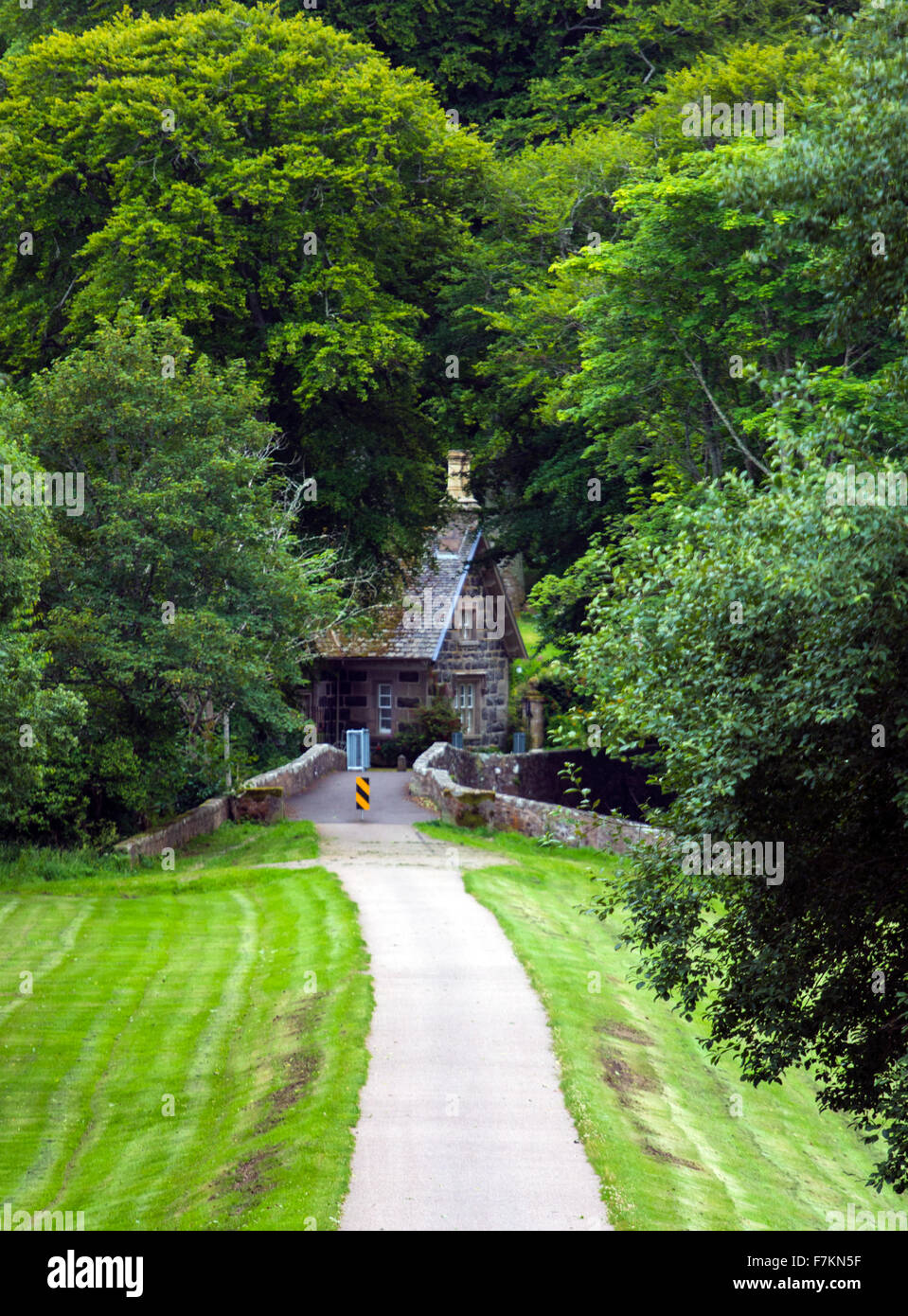 Bridge leading house hi-res stock photography and images - Alamy
