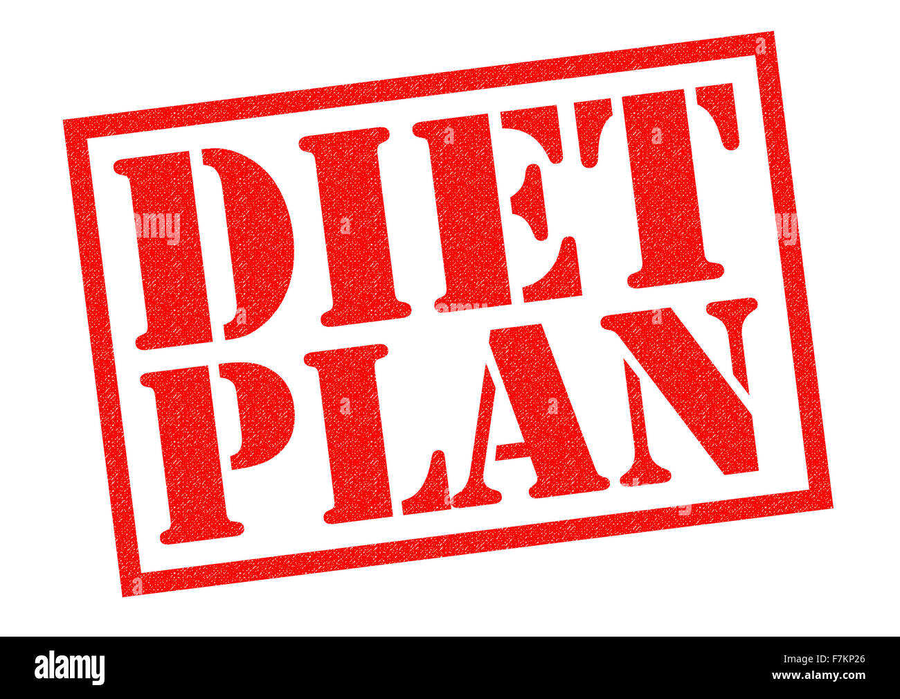 DIET PLAN red Rubber Stamp over a white background Stock Photo - Alamy