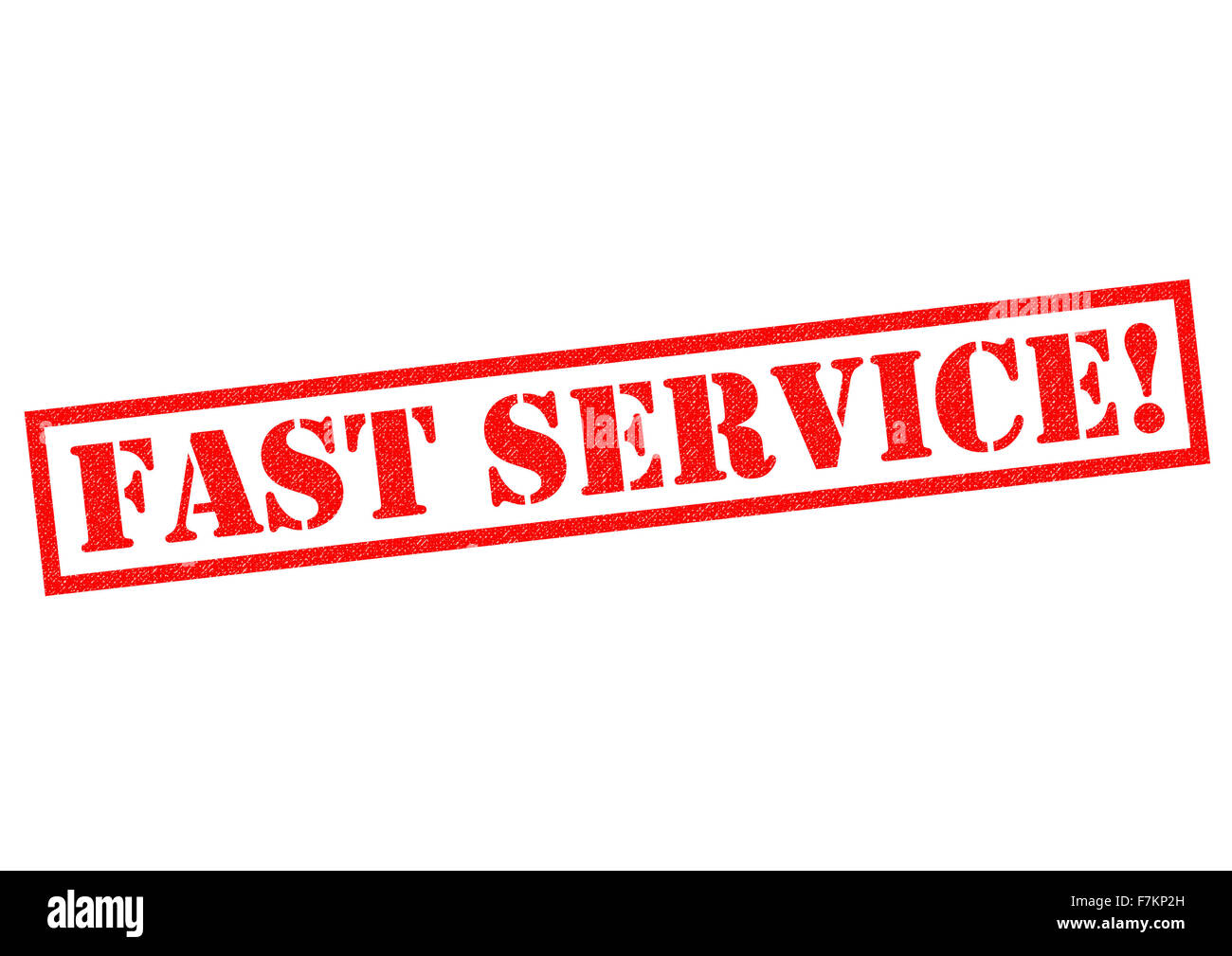 FAST SERVICE! red Rubber Stamp over a white background Stock Photo - Alamy