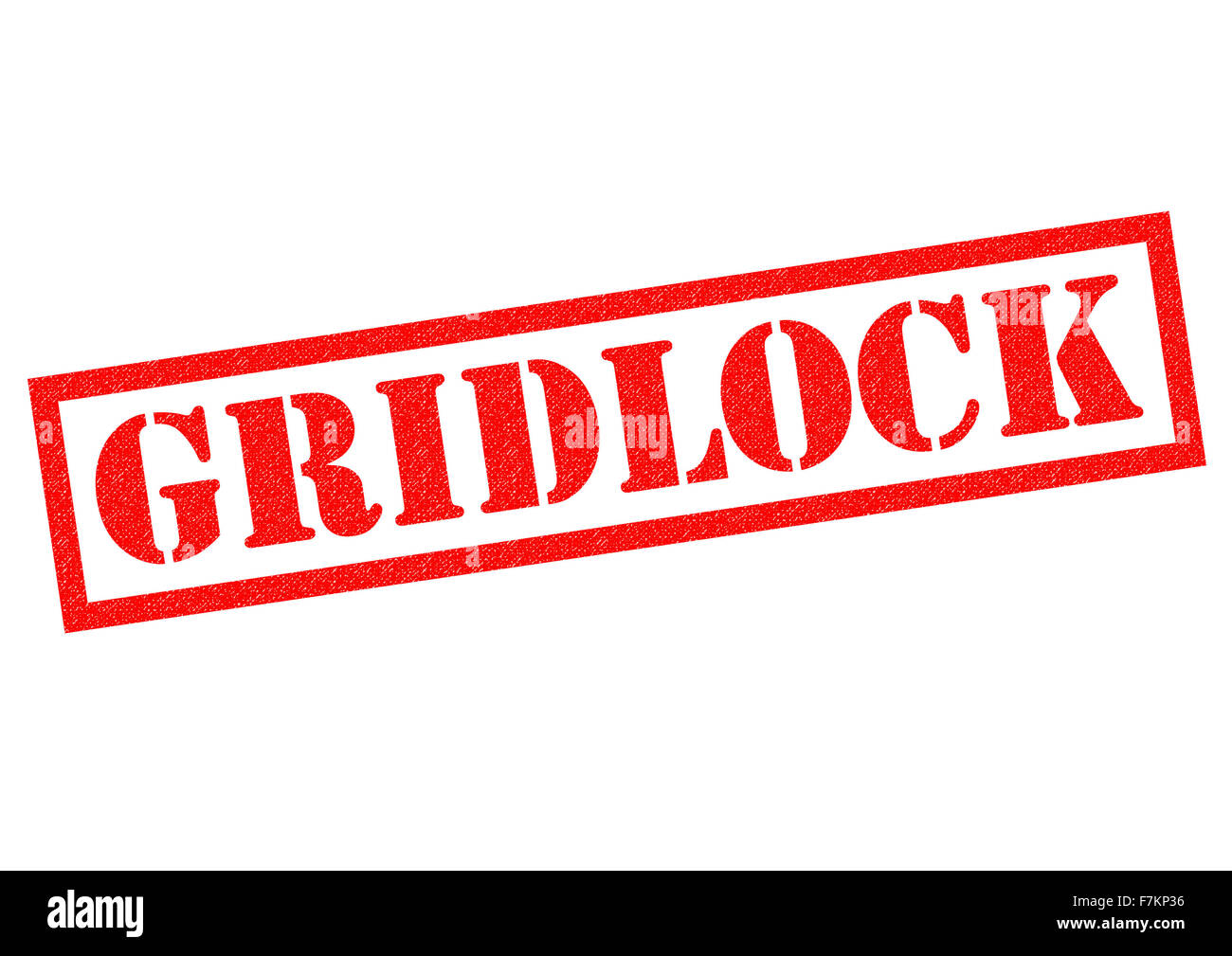 GRIDLOCK red Rubber Stamp over a white background Stock Photo - Alamy