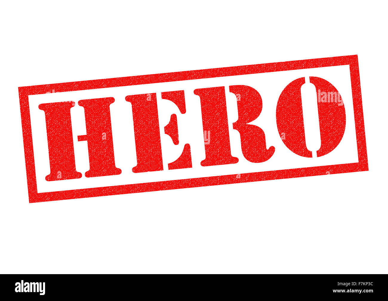 HERO red Rubber Stamp over a white background Stock Photo - Alamy