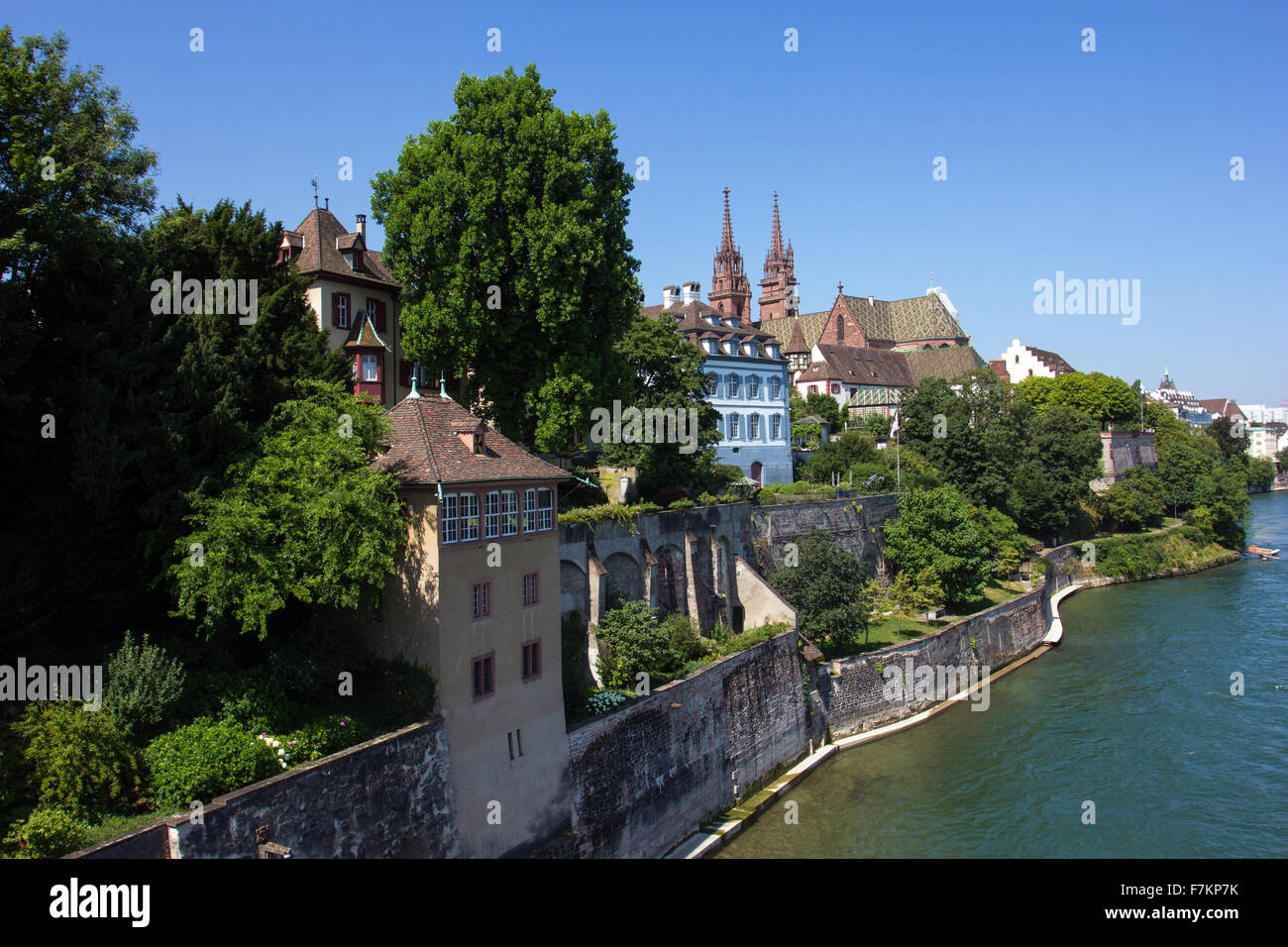 Basel rhine tower hi-res stock photography and images - Alamy