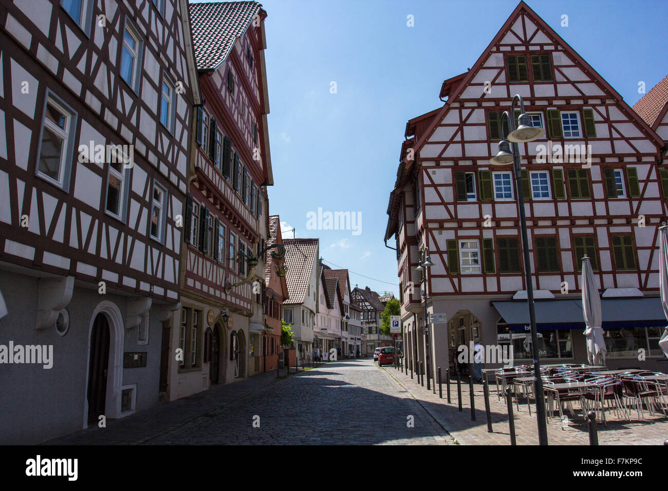 Leonberg street scene Stock Photo - Alamy