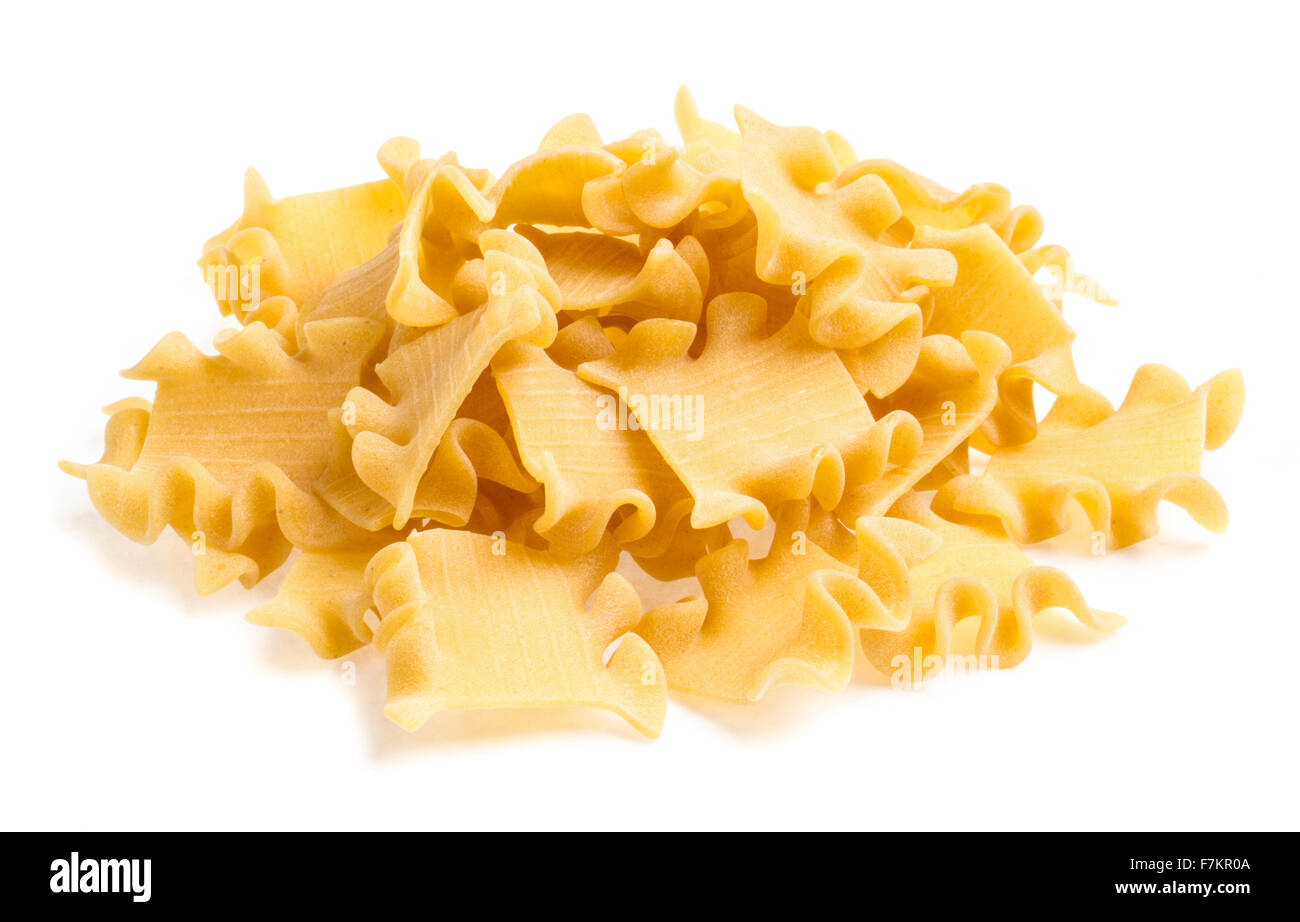 Raw yellow Italian pasta Stock Photo - Alamy