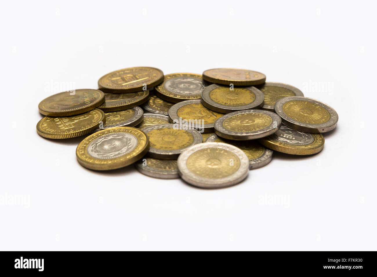 Currency argentina coins south america hi-res stock photography and ...