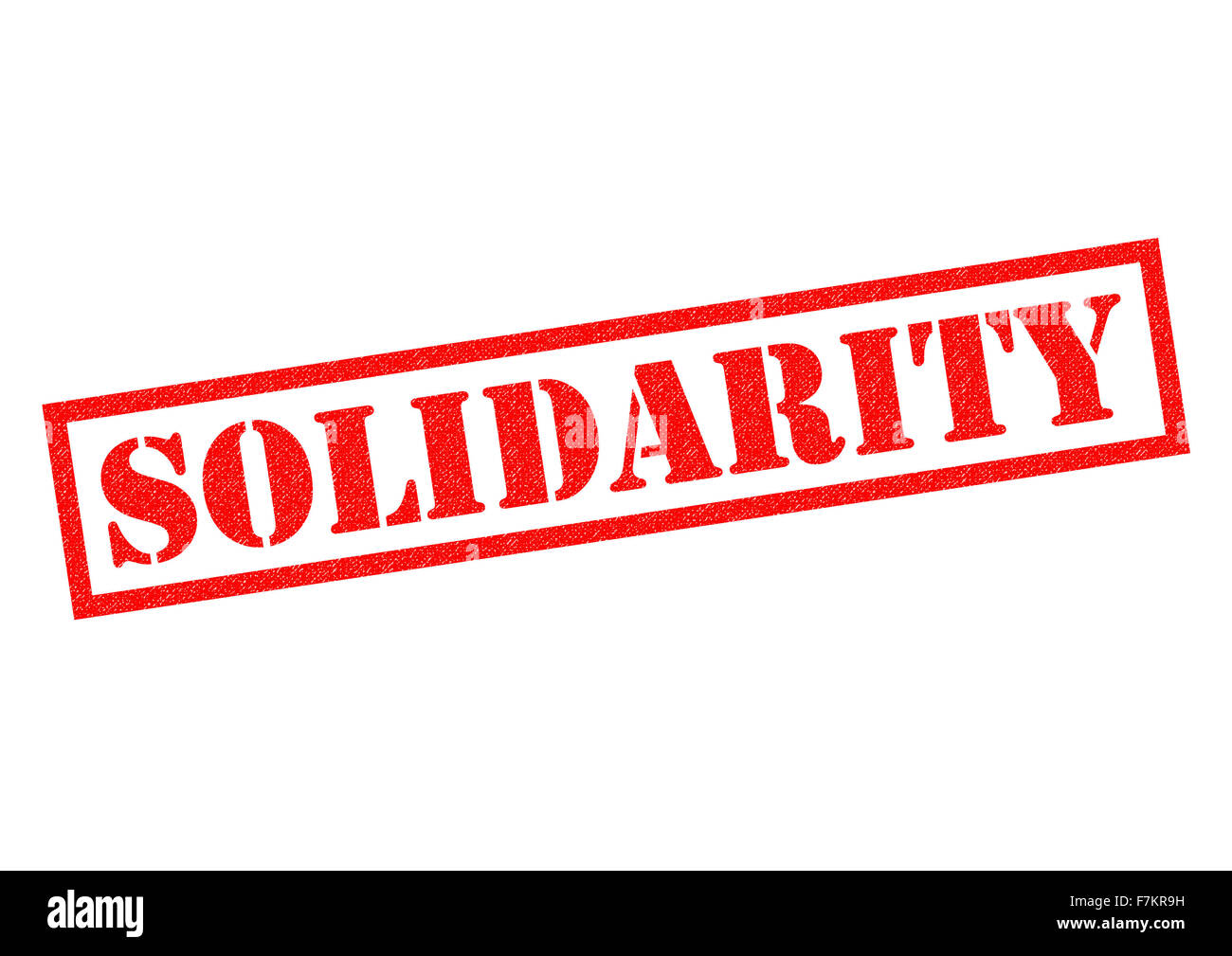 SOLIDARITY red Rubber Stamp over a white background Stock Photo - Alamy