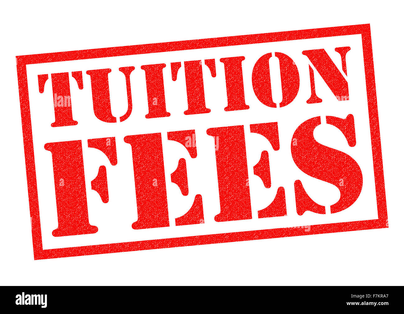 TUITION FEES red Rubber Stamp over a white background Stock Photo - Alamy
