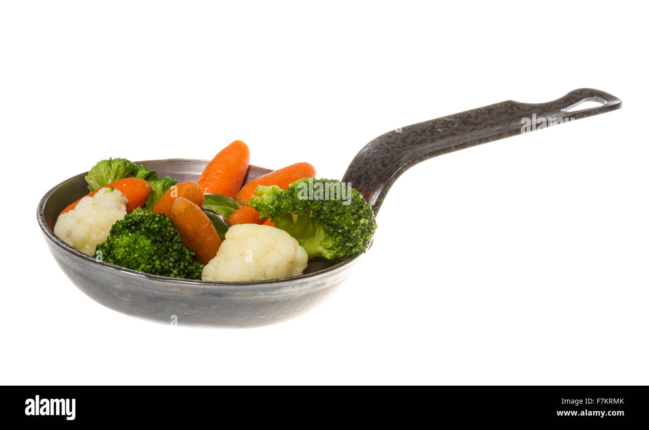 mixed vegetables with fresh sprout in pan Stock Photo - Alamy