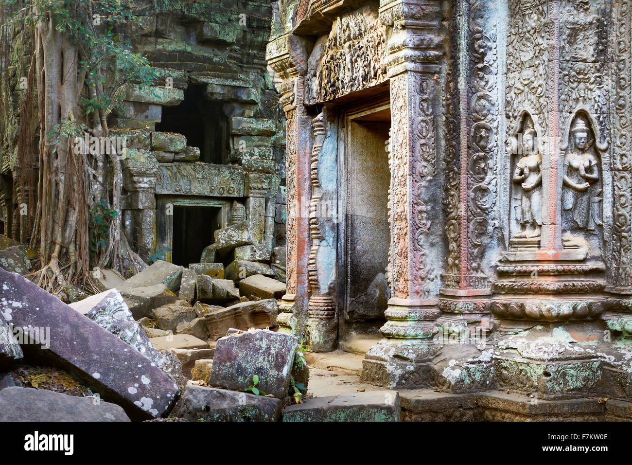 Ta Prohm Temple, Angkor, Cambodia, Asia Stock Photo - Alamy