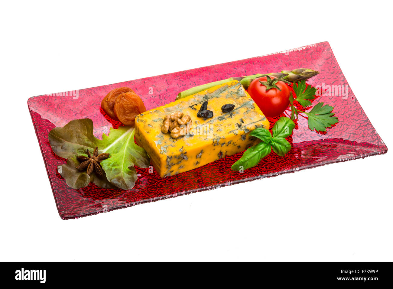 Gold cheese with mould Stock Photo - Alamy