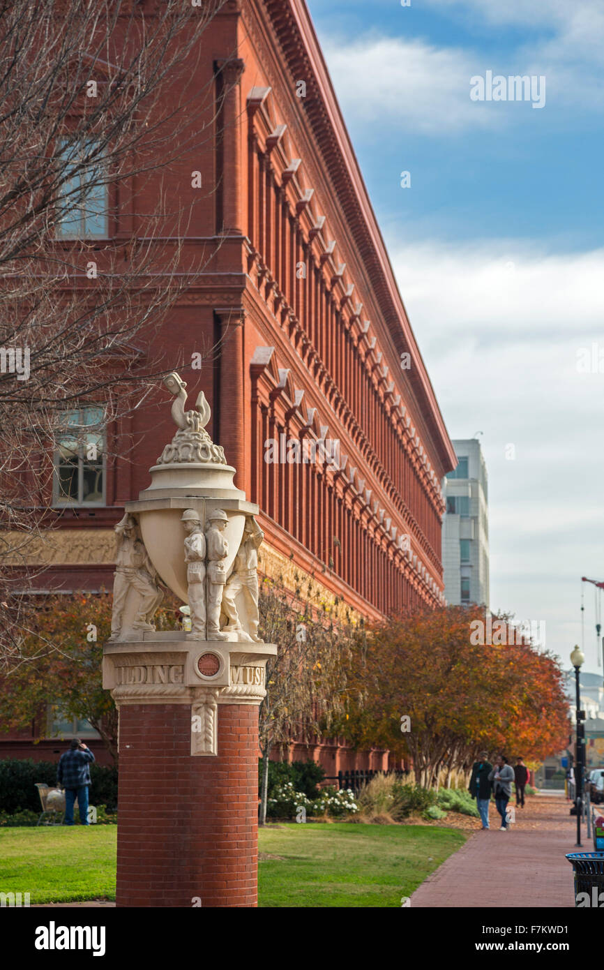 Washington, DC - The National Building Museum Stock Photo - Alamy