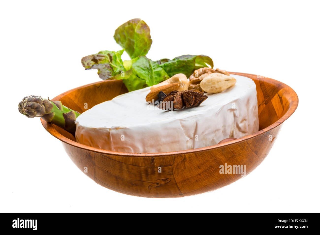 Fresh soft brie cheese Stock Photo - Alamy
