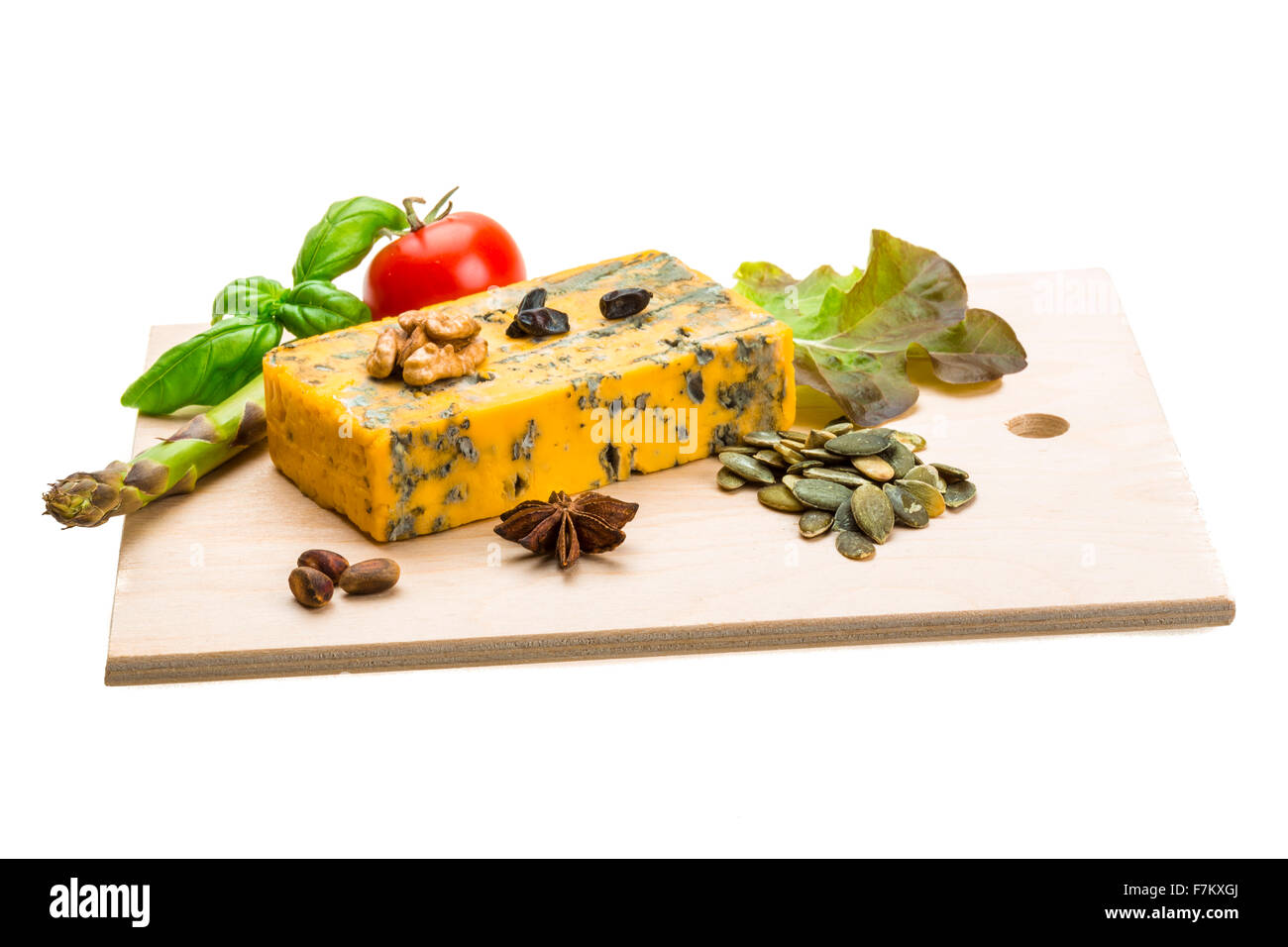 Gold cheese with mould Stock Photo - Alamy