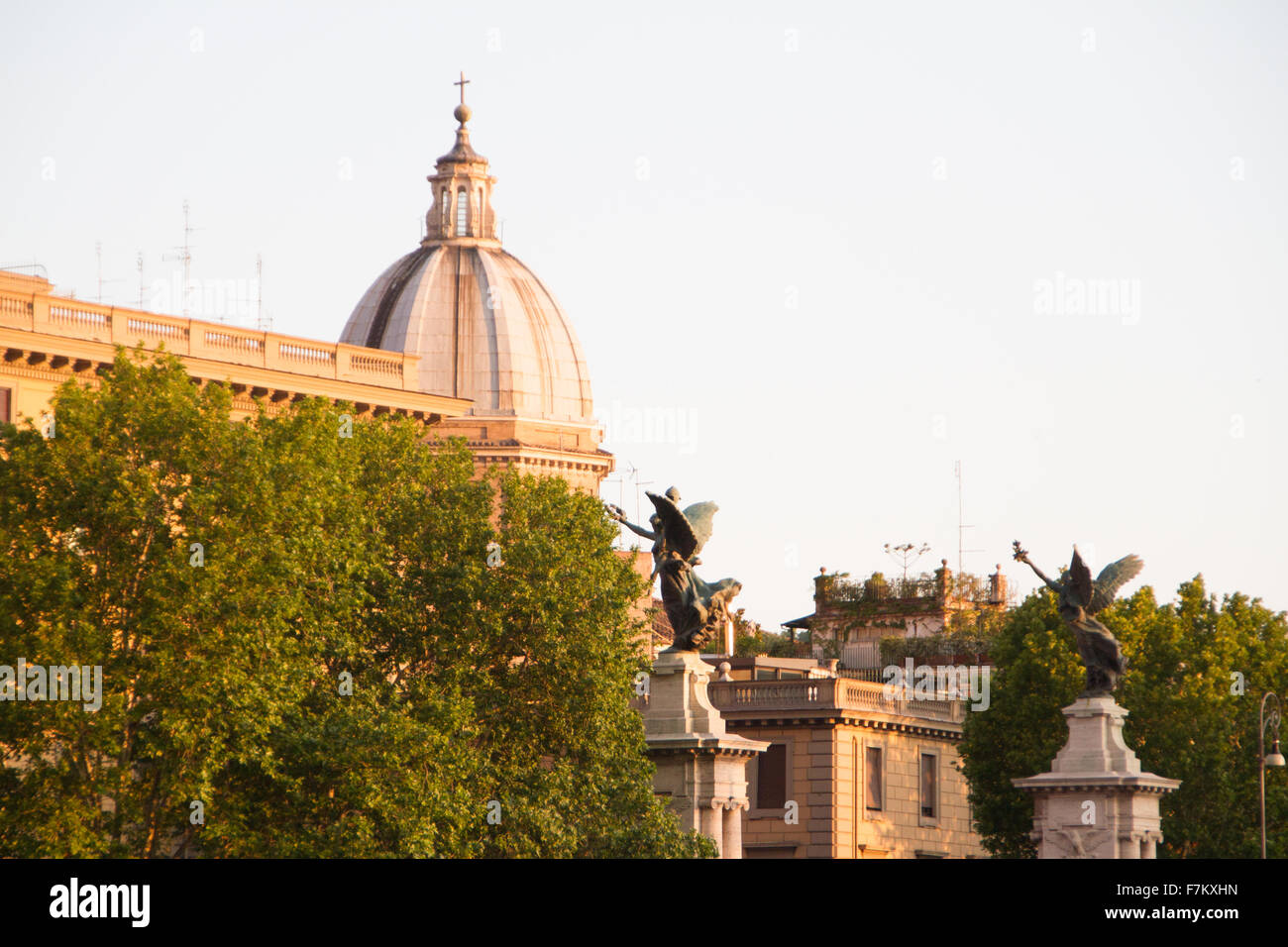 Great church in center of Rome, Italy Stock Photo - Alamy