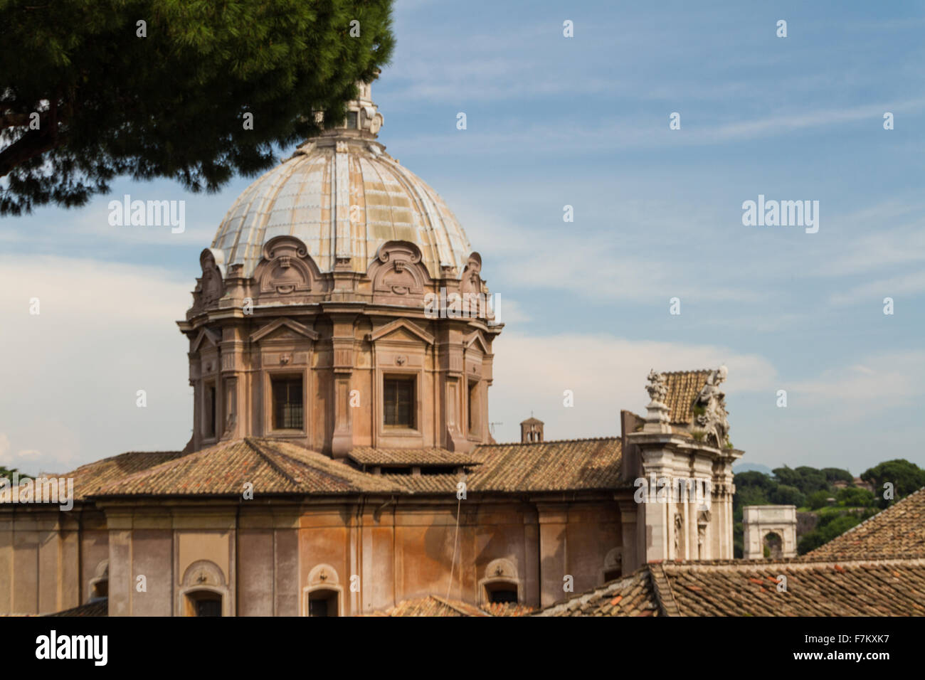 Great church in center of Rome, Italy Stock Photo - Alamy