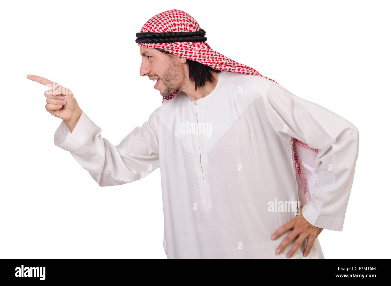Arab man in diversity concept Stock Photo - Alamy