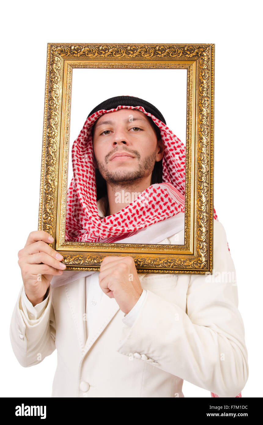 Arab man in diversity concept Stock Photo - Alamy
