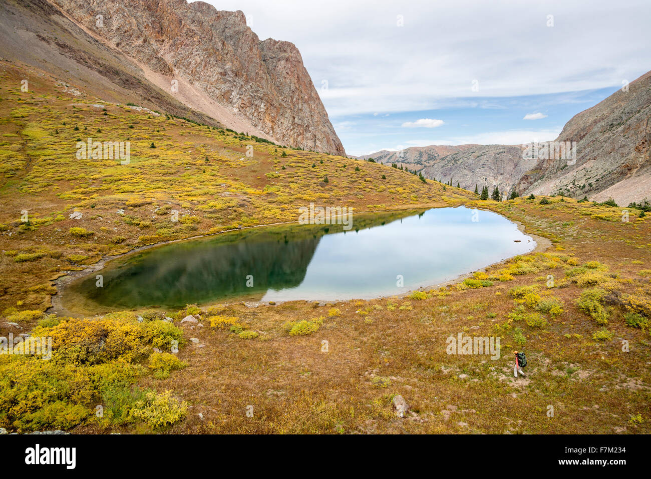 Alpine lake in the Weminuche Wilderness, Colorado Stock Photo - Alamy