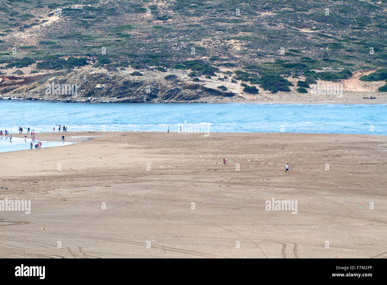 Picturesque beach on Rhodes Stock Photo - Alamy
