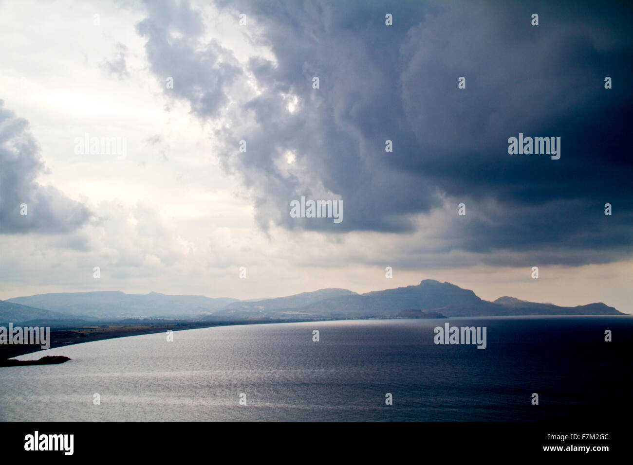 abstract beautiful clouds over the water Stock Photo - Alamy