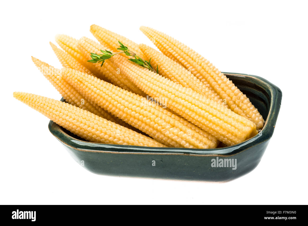 Baby corn isolated Stock Photo - Alamy