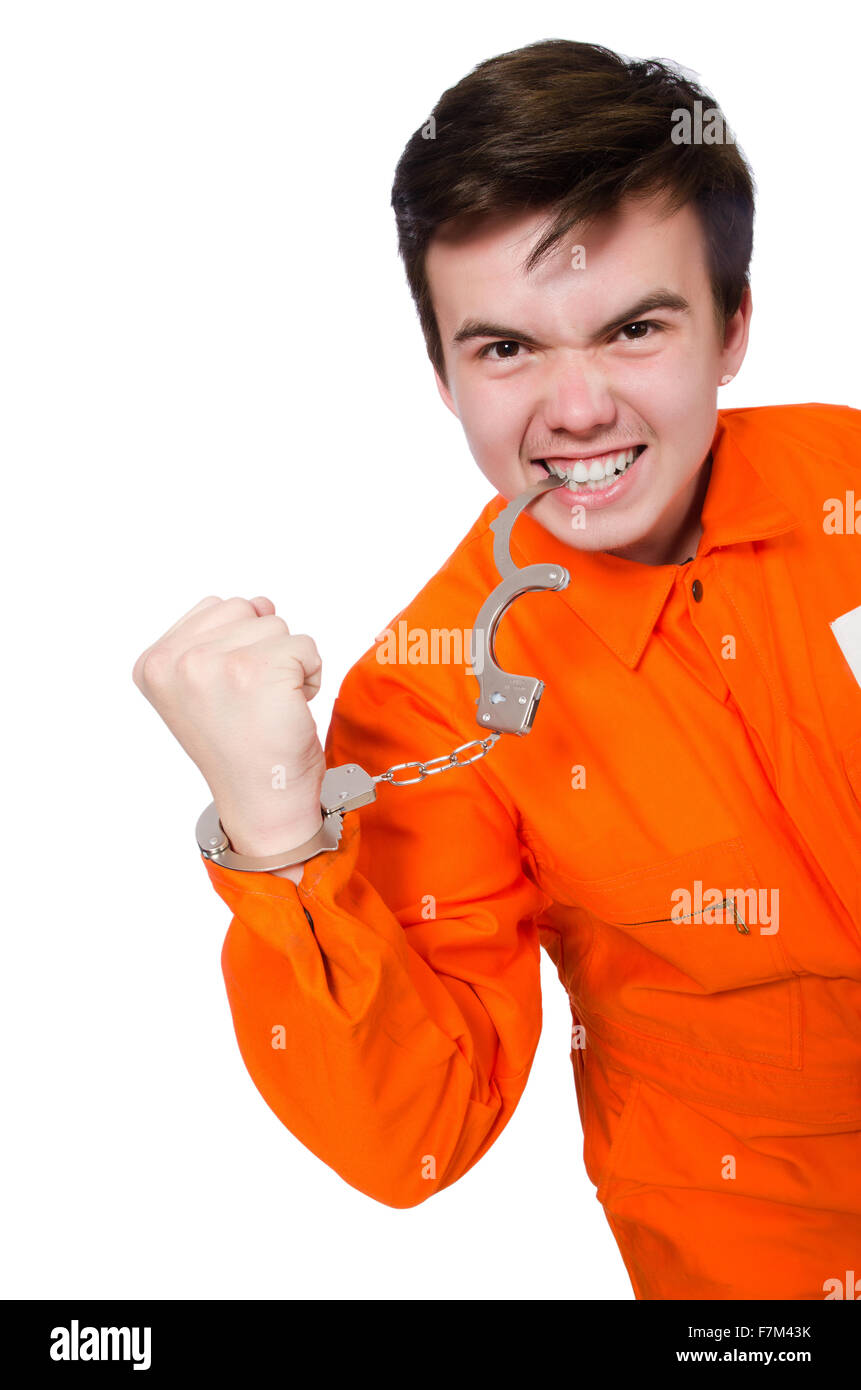 Funny prison inmate in concept Stock Photo - Alamy