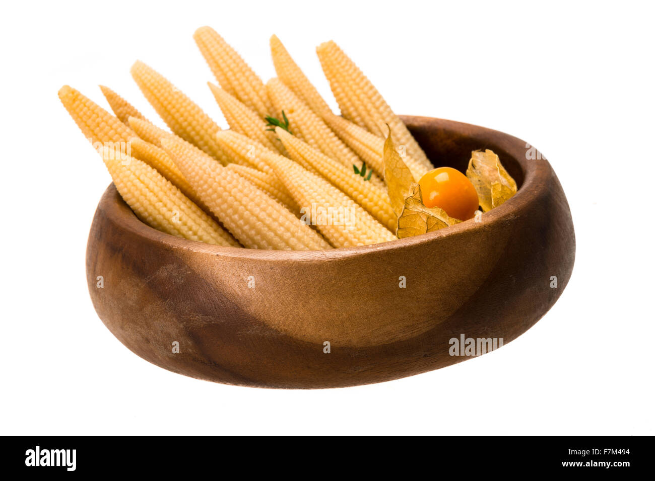 Baby corn isolated Stock Photo - Alamy