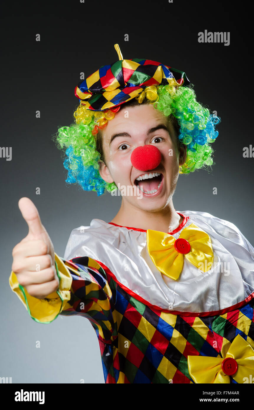 Funny clown in humor concept Stock Photo - Alamy