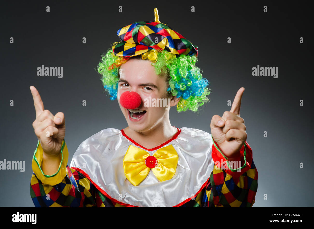 Funny clown in humor concept Stock Photo - Alamy