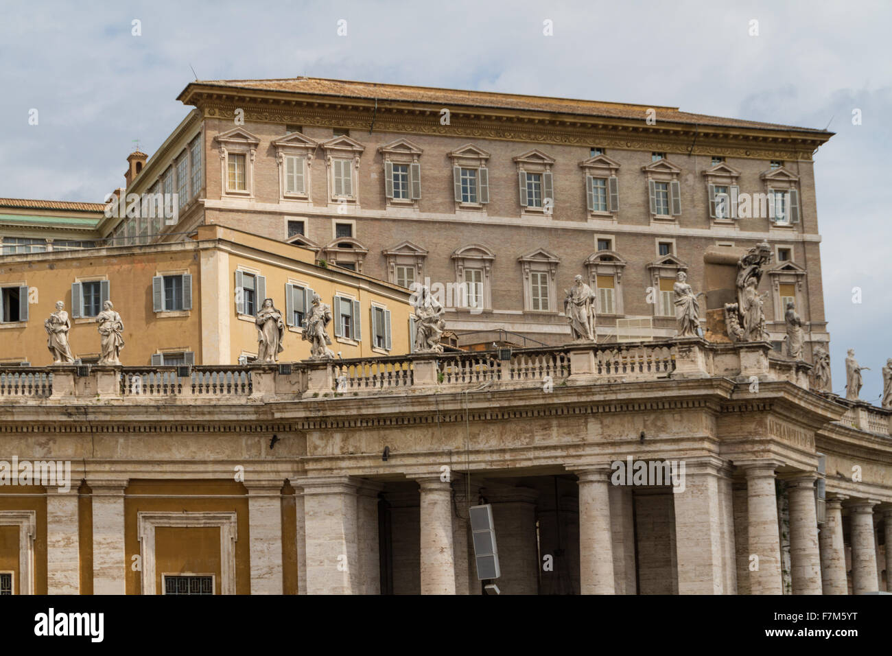 Buildings in Vatican, the Holy See within Rome, Italy. Part of Saint ...