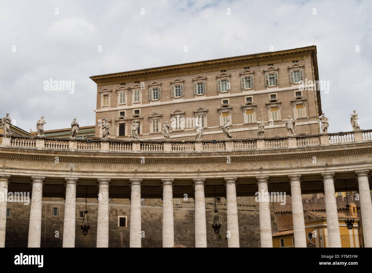 Buildings in Vatican, the Holy See within Rome, Italy. Part of Saint ...