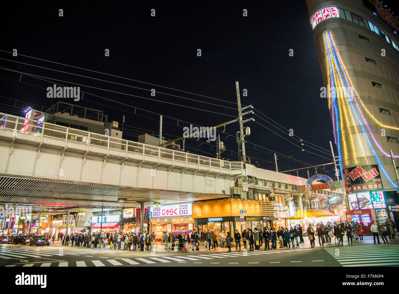 Crossing in front of Ueno Station,Taito-Ku,Tokyo,Japan Stock Photo - Alamy