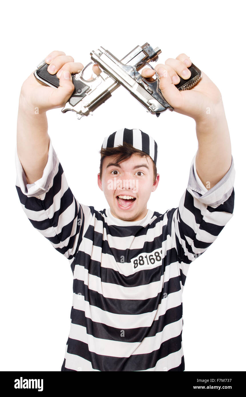 Funny prison inmate in concept Stock Photo - Alamy
