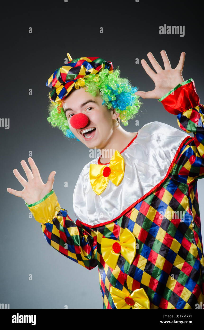 Funny clown in humor concept Stock Photo - Alamy