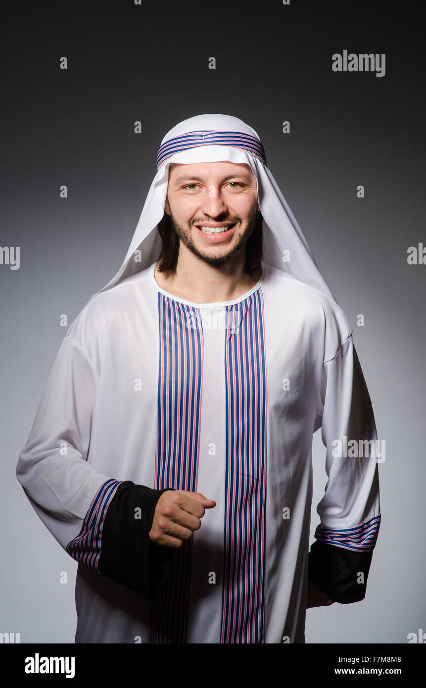 Arab man in diversity concept Stock Photo - Alamy