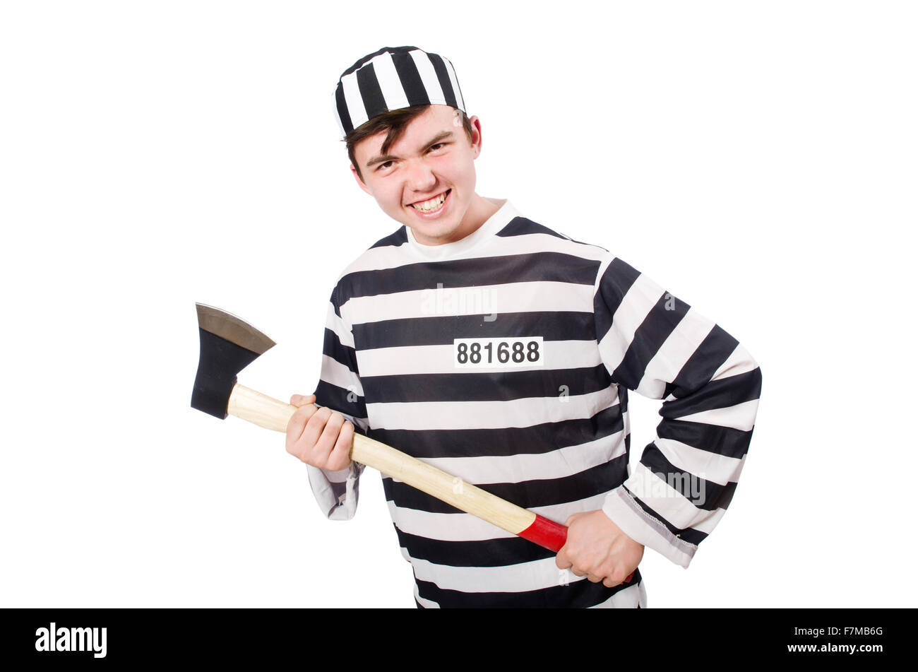 Funny prison inmate in concept Stock Photo - Alamy