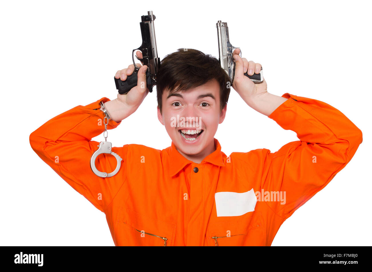 Funny prison inmate in concept Stock Photo - Alamy