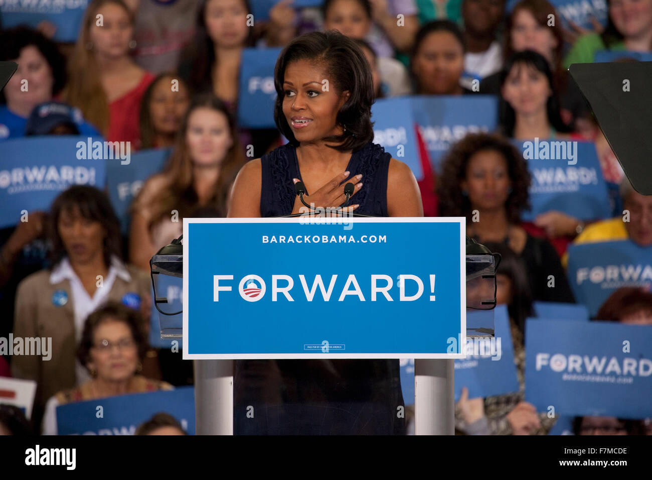 Michelle obama 2012 hi-res stock photography and images - Alamy