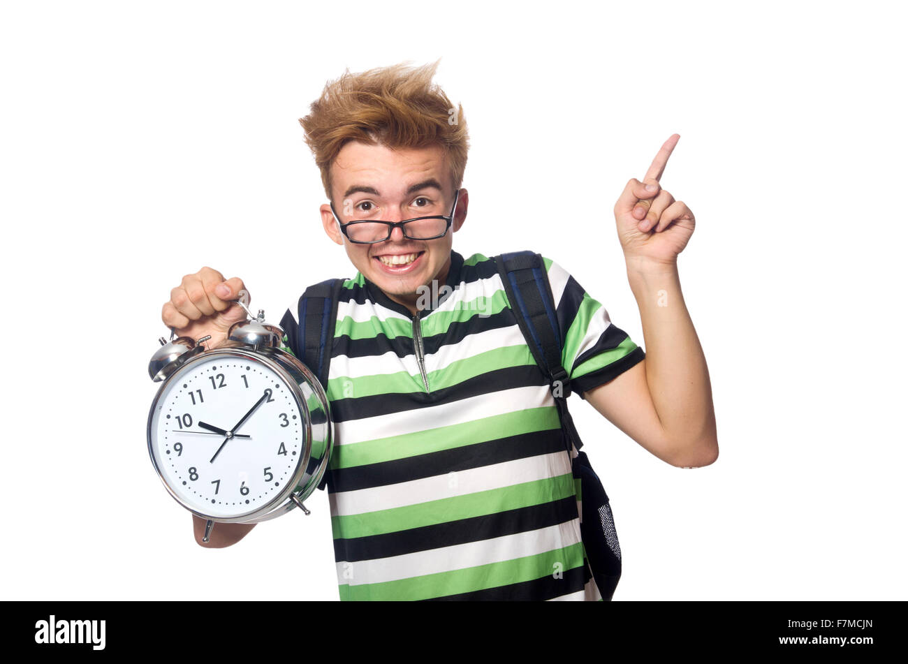 Student being late with his deadlines Stock Photo - Alamy