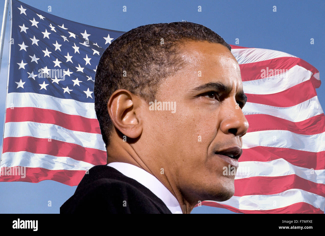 Obama portrait hi-res stock photography and images - Alamy