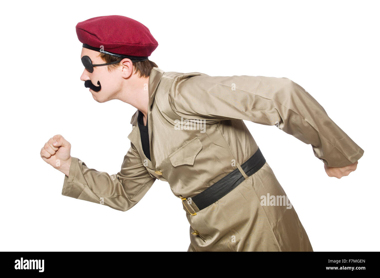 Funny soldier in military concept Stock Photo - Alamy