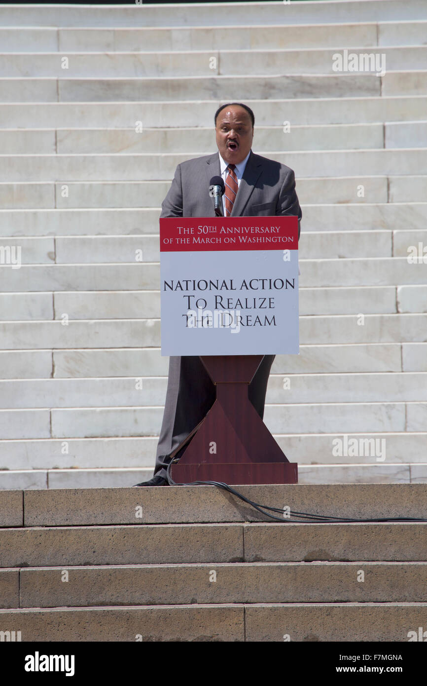 The National Action to Realize the Dream march and rally for the 50th ...
