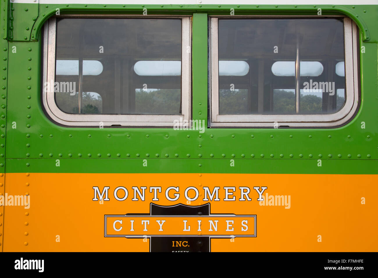 Restored bus Rosa Parks sat in December 1, 1955 from Montgomery Alabama ...