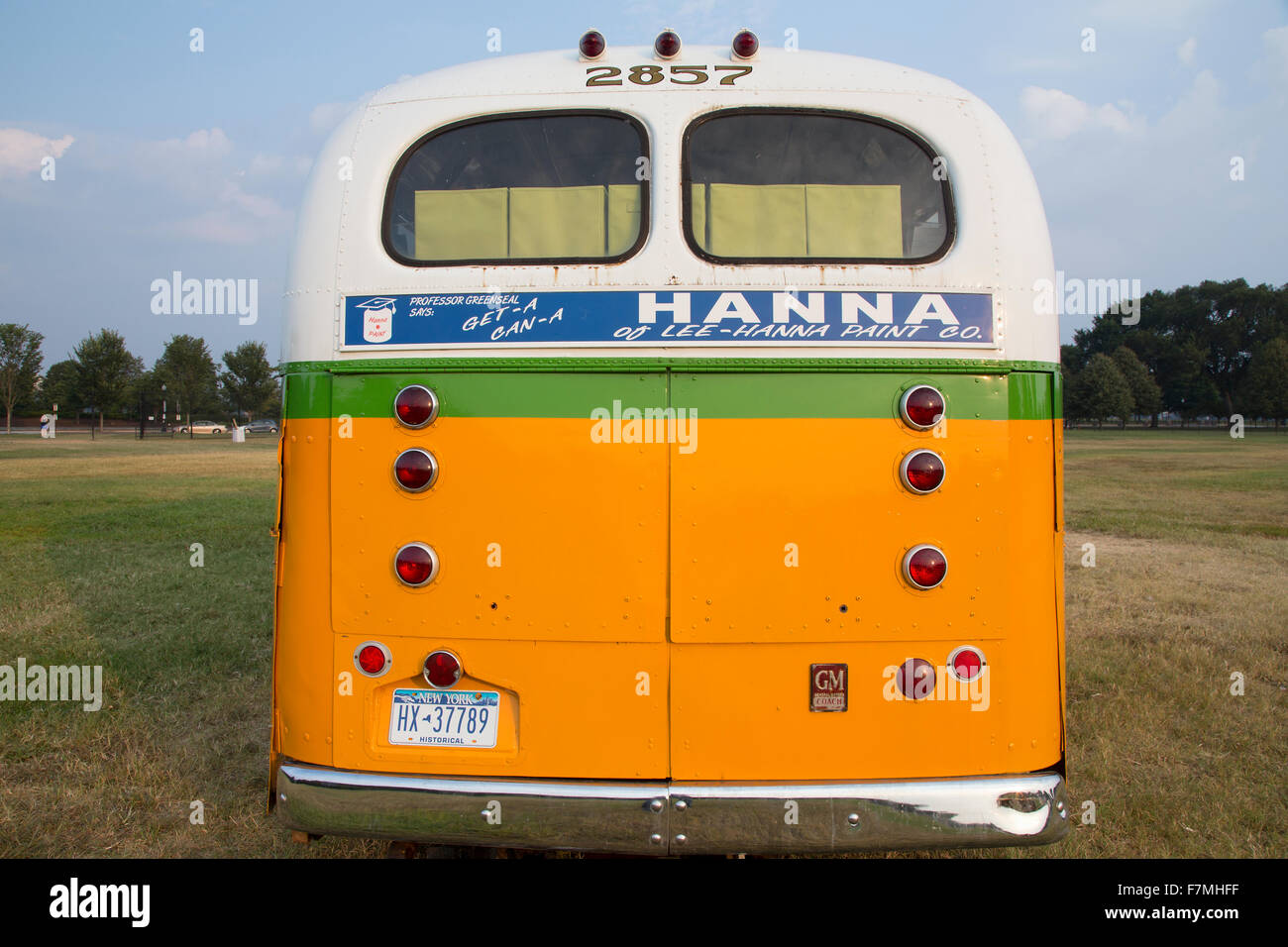 Restored bus Rosa Parks sat in December 1, 1955 from Montgomery Alabama ...