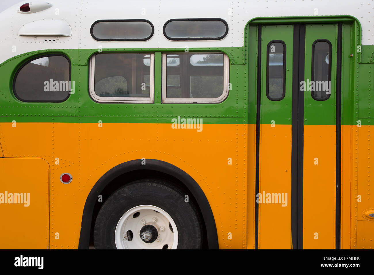 Restored bus Rosa Parks sat in December 1, 1955 from Montgomery Alabama ...