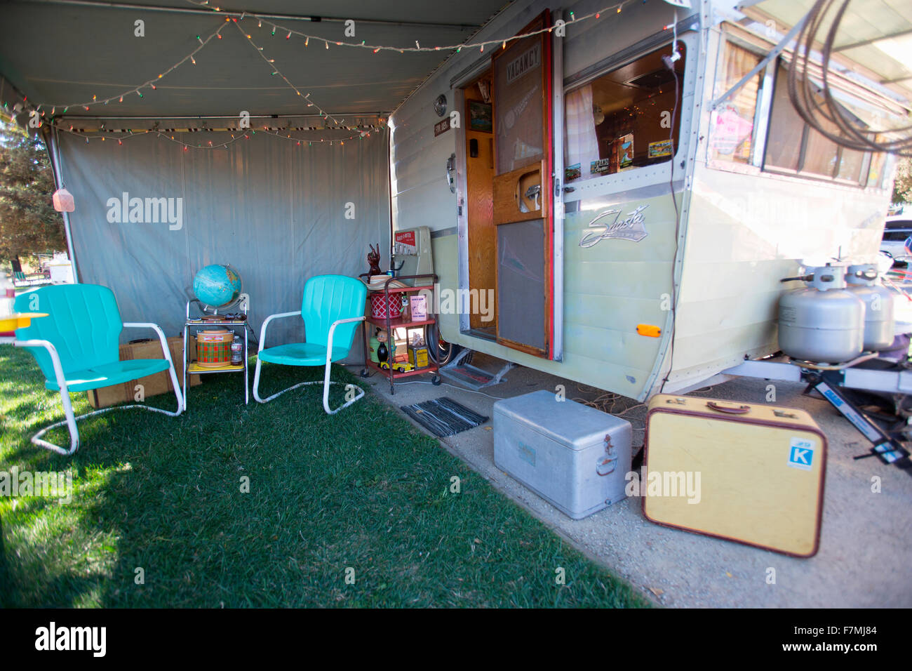 Exterior view of 1971 Shasta Trailer, at Vintage Trailers and Campers ...