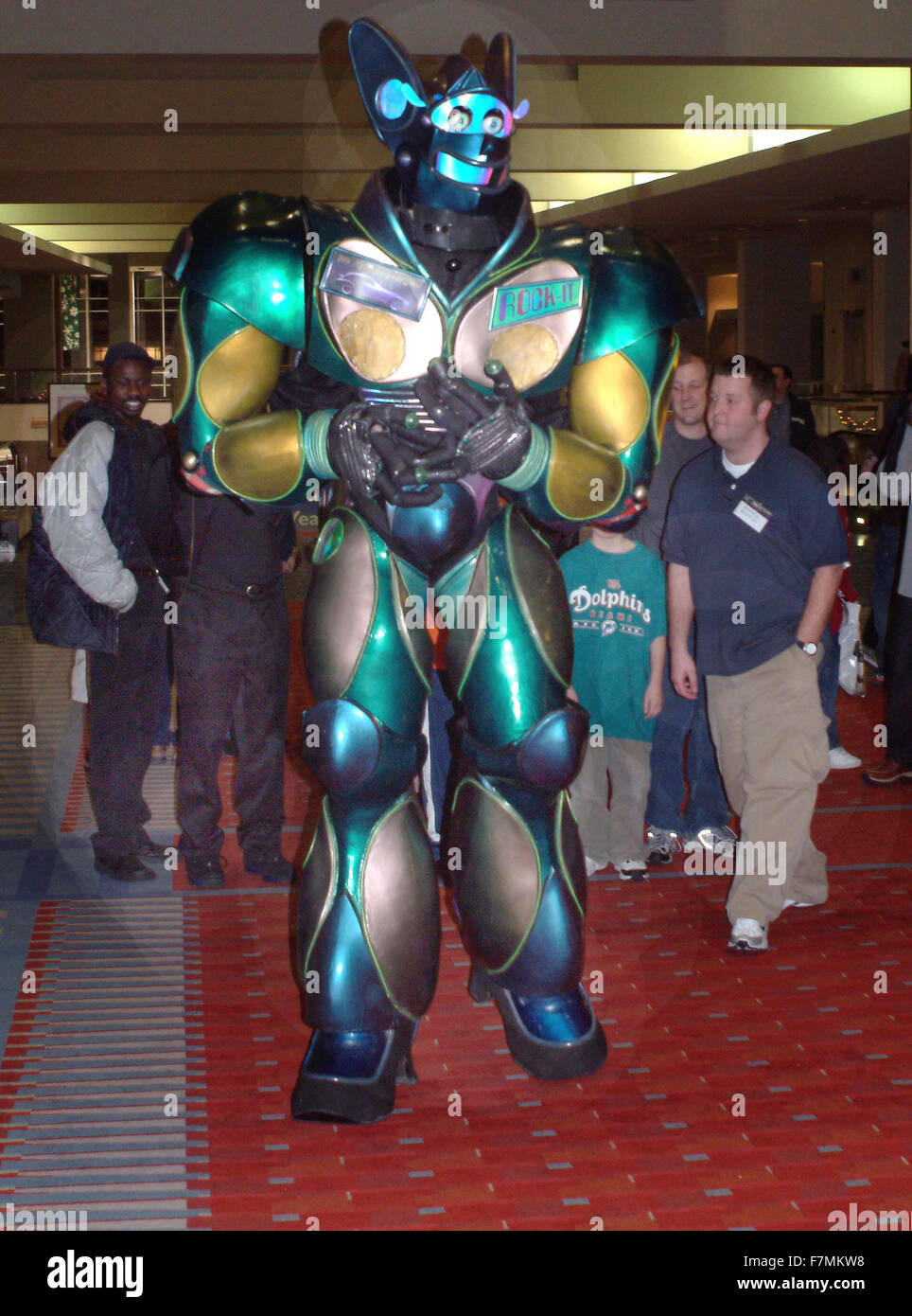 Large robot walking the floors of the Convention Center in Washington ...
