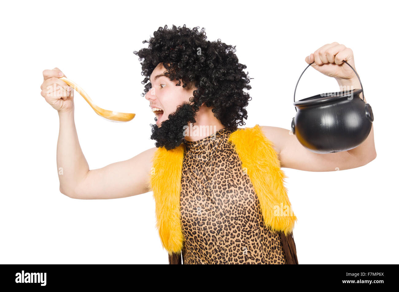 Caveman eating hi-res stock photography and images - Alamy