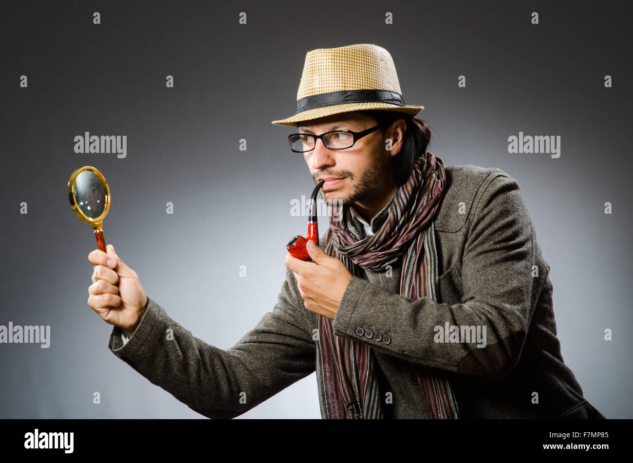 Funny detective hi-res stock photography and images - Alamy